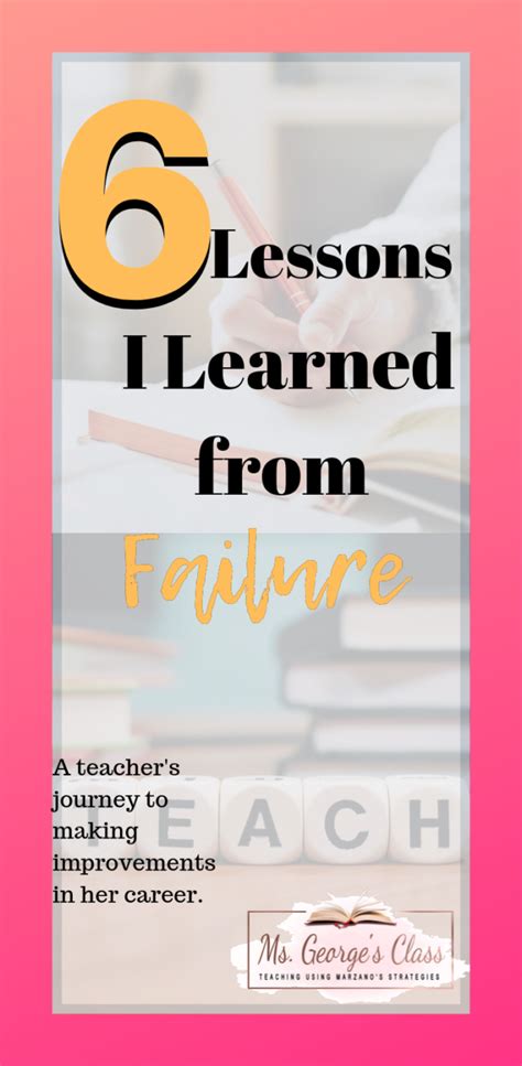 Life Lessons I Learned From Failure