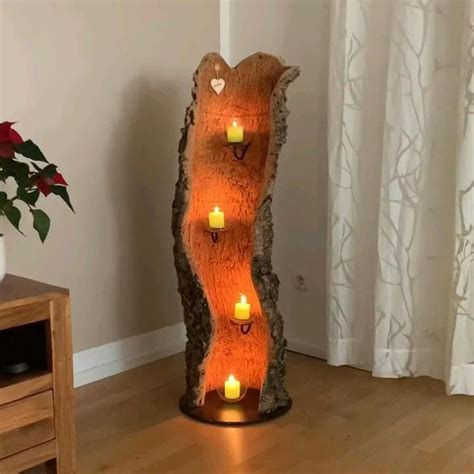 Make A Tree Log Lamp With Resin Artofit
