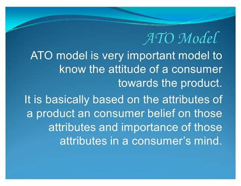Ato Model