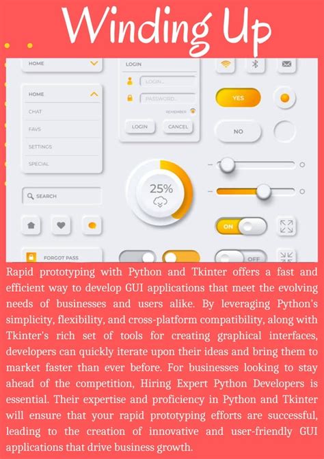 Rapid Prototyping Developing Gui Applications With Python And Tkinter