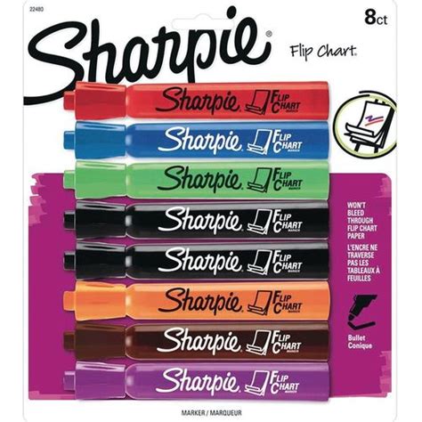 Sharpie® Flip Chart Markers Set Of 8 34gx7 Direct Supply