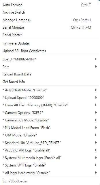 Ameba Arduino With Amb82 Mini Rtl8735b — Ameba Arduino Aiot