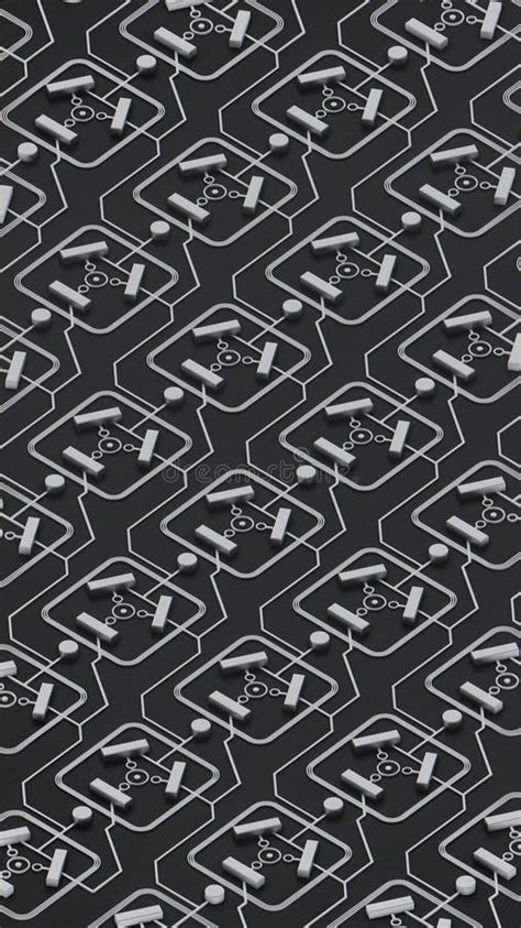 Inside Quantum Computer Pcb Macro 3d Rendering 169 Portrait