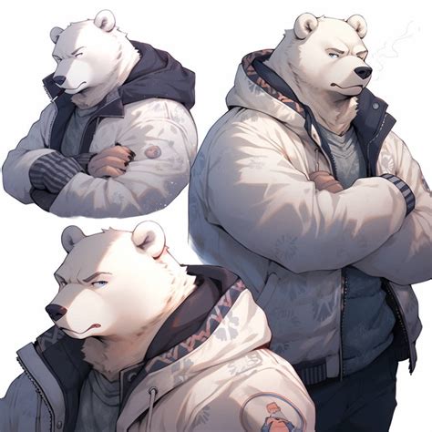 [adopt] Male Polar Bear Fursona By Chrisd19 On Deviantart