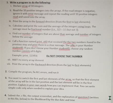 Solved 1 Write A Program To Do The Following I Declare