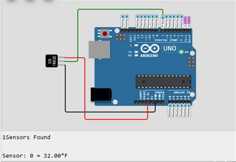 Arduino Uno Wifi Rev2 Will Not Recognize Ds18b20 Temperature Sensor Rarduino