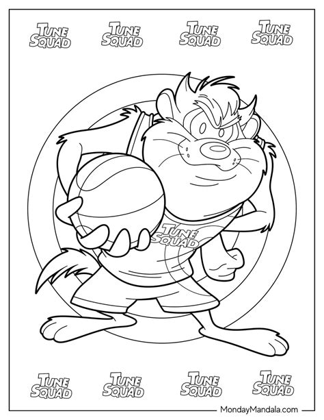 22 Space Jam Coloring Pages Free Pdf Printables