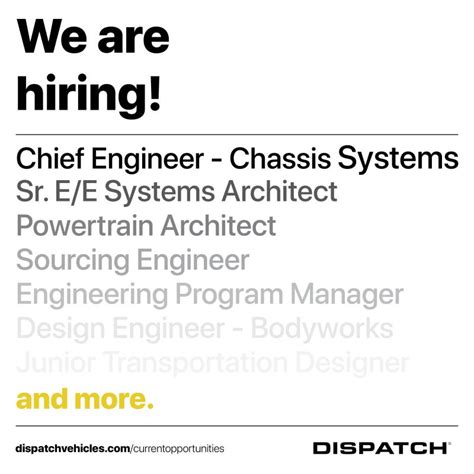Dispatch Network On Linkedin Hiring Electricvehicles Engineering