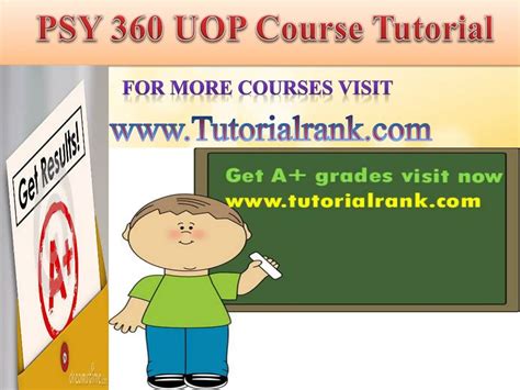 PPT PSY 360 UOP Course Tutorial Tutorialrank PowerPoint Presentation ID 7217325