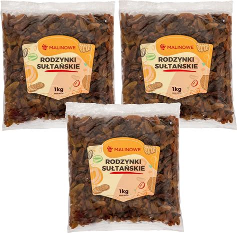 Malinowe Zestaw Rodzynki Sułtańskie 3x1kg Ceny I Opinie Ceneopl