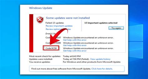 Solved Windows Update Error 9c59 Internet Explorer 11 100 Working