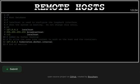 在线分享 Hosts 规则工具：remote Hosts Server 苏洋博客