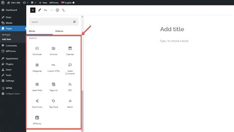 Translating Widgets Wpml
