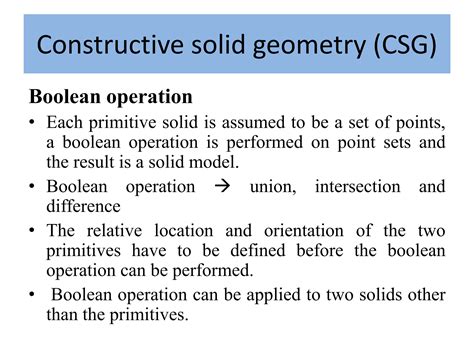 Constructive Solide Geometry And Binary Representation PDF D Graphics Computer Software