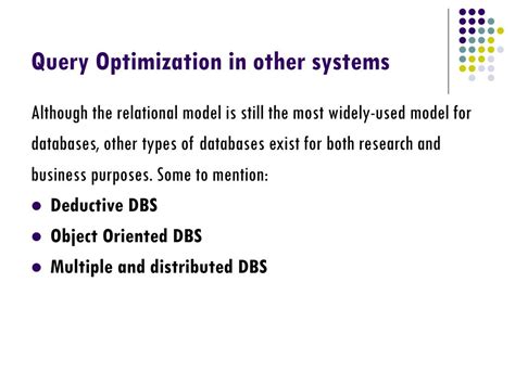 Ppt An Overview Of Query Optimization Powerpoint Presentation Free Download Id287280