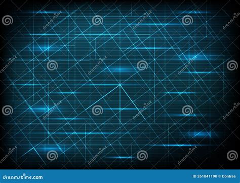 Abstract Network Technology Background Stock Vector Illustration Of Electricity Communication