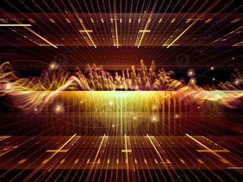 Wave Function Series Background Design Of Colored Sine Vibrations Photo And Picture For Free