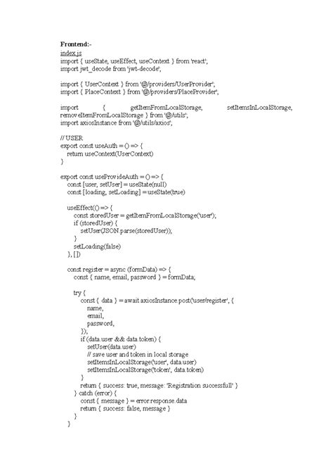 Coding Airbnb Code Frontend Index Import Usestate Useeffect Usecontext From React