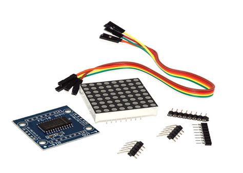 Max7219 Dot Matrix Module Arduino Sensor Module For Microcontroller Diy Kit
