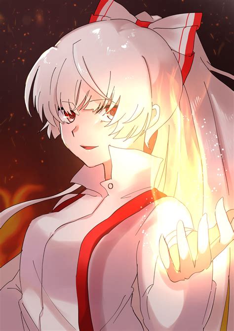 Fujiwara No Mokou Touhou Drawn By Kashiwara Mana Danbooru