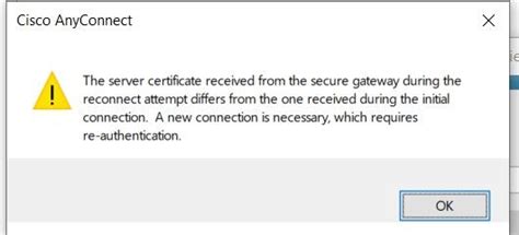 Cisco Anyconnect Certificate Error Cisco Community