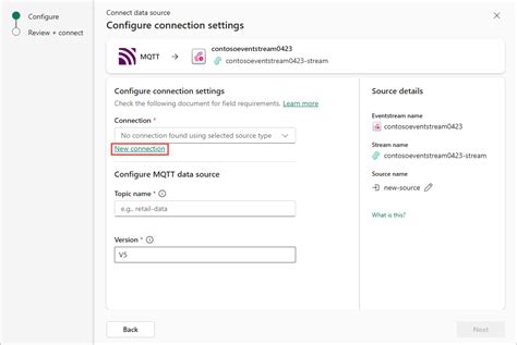Add Mqtt Source To An Eventstream Microsoft Fabric Microsoft Learn