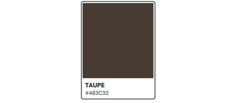 Taupe Color Taupe Brown Color Codes The Hex Rgb And Cmyk Values That