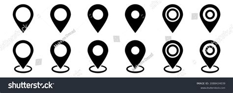 Maps Pin Location Map Icon Modern Stock Vector Royalty Free 2088424039 Shutterstock