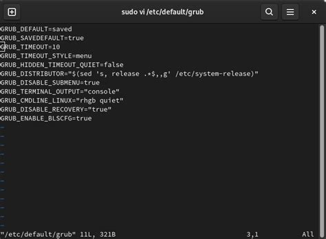 Optimising Grub For Kernel Switchers Sensible Defaults For Linux