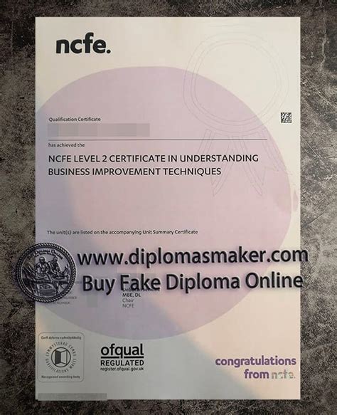 Why People Would Like To Buy A Fake Ncfe Level 2 Certificate
