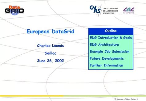 Ppt European Datagrid Powerpoint Presentation Free Download Id5820173