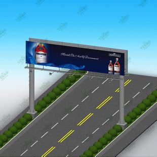高速路龙门架垮桥广告牌公路大型招牌定制高炮生产厂家灯箱 阿里巴巴