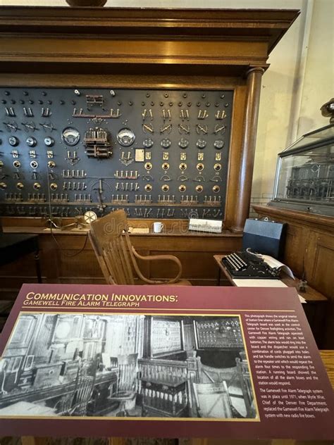 Exhibit At The Denver Firefighters Museum In Colorado Editorial Image