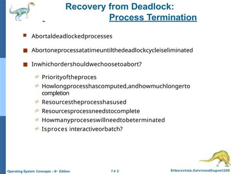 Deadlockpptx Operating Systems Unit 2 Notes Ppt