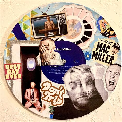 Mac Miller Vinyl Record Art Memorial Album Cover Poster Merch Mirror