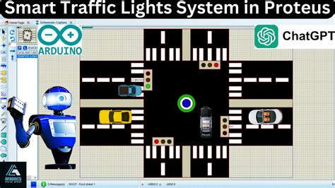 Smart Traffic Lights System In Proteus Usnig Arduino And Chat Gpt Youtube