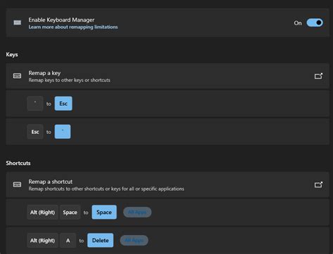 keyboard manager does not work · issue 17337 · microsoft powertoys