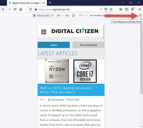 How To Use The Mobile Browser Emulator In Chrome Firefox Edge Opera
