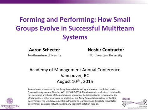PDF Forming And Performing How Group Structure Evolves In Successful Multiteam Systems