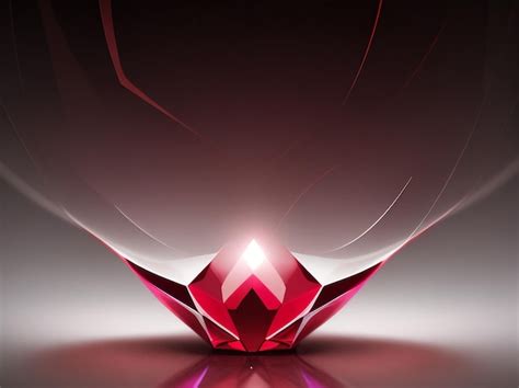 Premium Ai Image Ruby Radiance Abstract Background With Smooth Ruby Tones