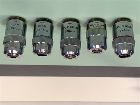 Leitz Wetzlar Microscope Objectives Niels Machines