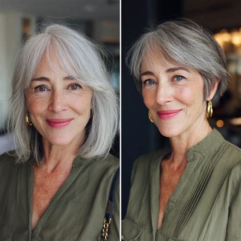 23 Trendy Salt And Pepper Hair Colors For Women Over 70