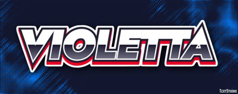 Violetta Text Effect And Logo Design Name