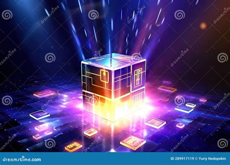 Computing And Quantum Technology Generative Ai Stock Illustration