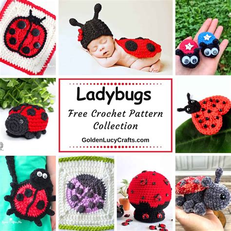 Ladybugs Free Crochet Pattern Collection