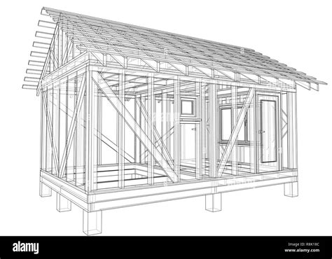 Private House Sketch Vector Stock Vector Image And Art Alamy