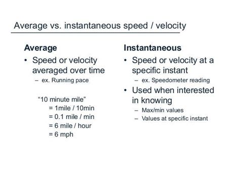Difference Between Average Velocity And Average Speed Volindustry