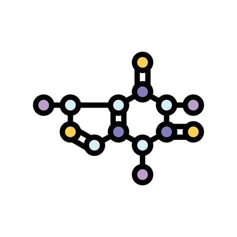 Molecular Structure Color Icon Vector Illustration 20587434 Vector Art At Vecteezy