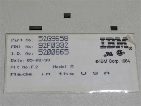 IBM Model M G Made By IBM ClickyKeyboards