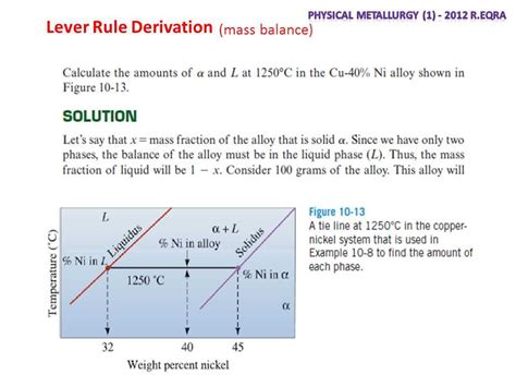 Understanding The Lever Rule In Phase Diagrams Key Concepts And Applications